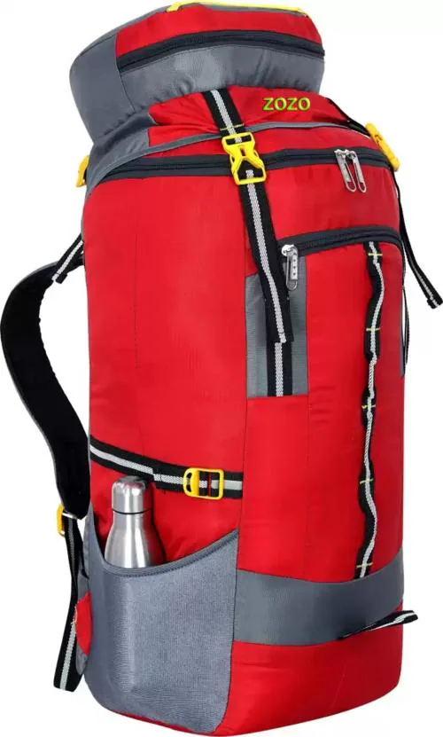 Buy ZOZO BAGS Red Polyester Travel Rucksack - 70 L Online at Best ...