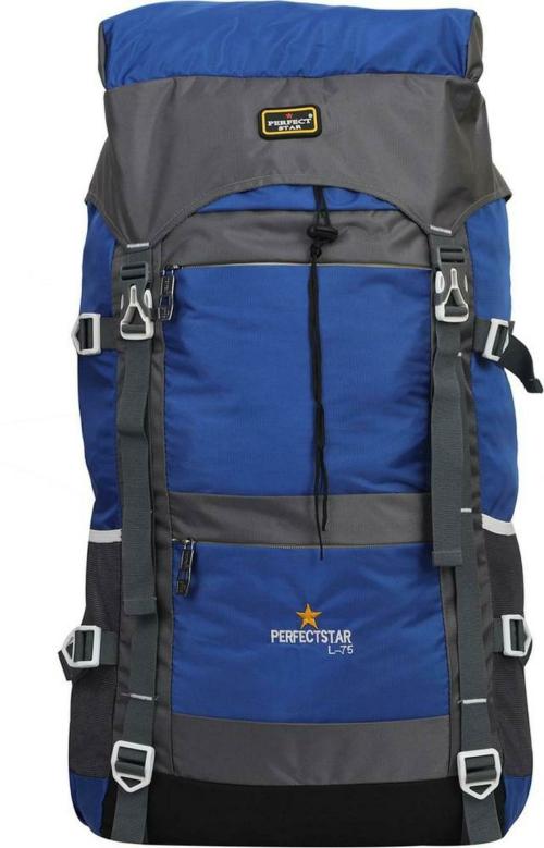 Buy Perfect Star Unisex Blue Polyester Rucksack 75 L Online at Best ...