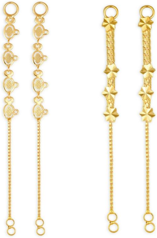 Buy Vighnaharta Alloy Ear Thread For Women And Girls (Pair Of 2) Online ...