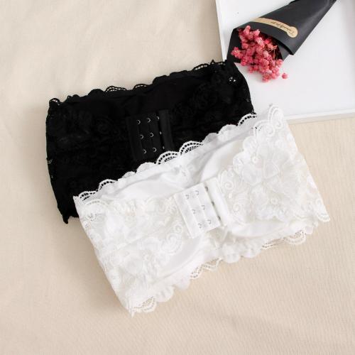 Buy FASTDEAL Women Black, White Cotton Linen Blend, Lace Tube Lightly ...
