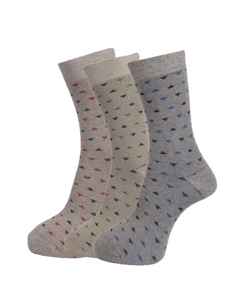 Buy DOLLAR Men's Multicolor Solid Cotton Blend Pack of 3 Full-length ...