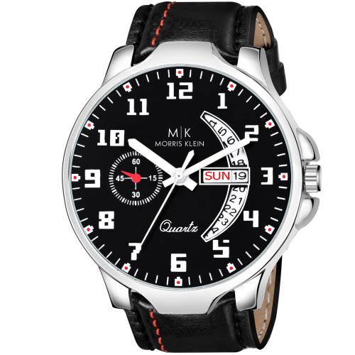 Buy MORRIS KLEIN MK-2020 Trending Day & Date Series Genuine Leather ...