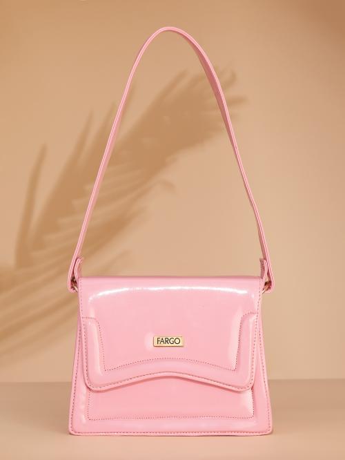 Buy Fargo Pink Shouder Bag Women PU Shoulder Bag Online at Best Prices ...