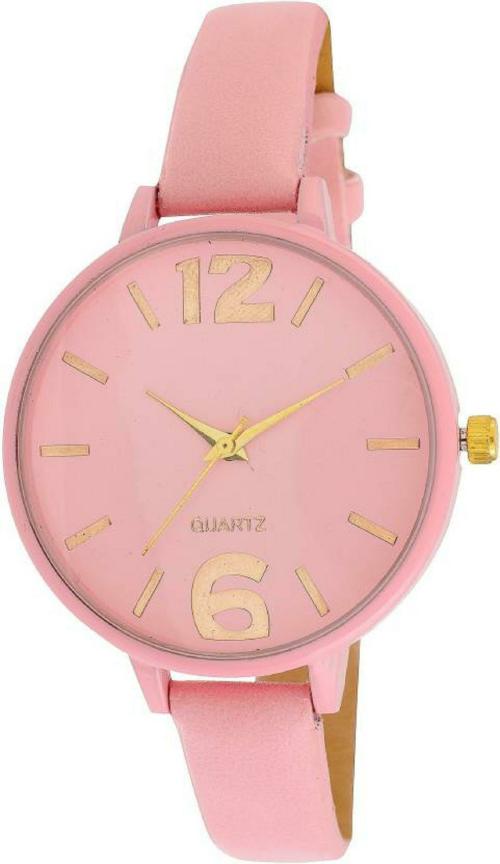 HRV Pink Dial Pink Strap Analog Watch For Women - JioMart