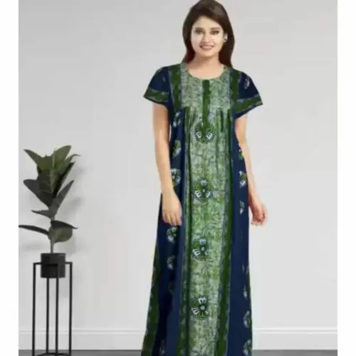 Buy ANANT CREATION Printed Women’s Nighty Soft and Comfortable Floral Print Nightwear for Women ...