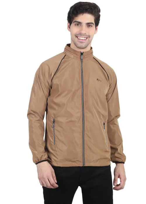 Buy xohy Tan Wind Cheater Jacket For Men Online at Best Prices in India ...