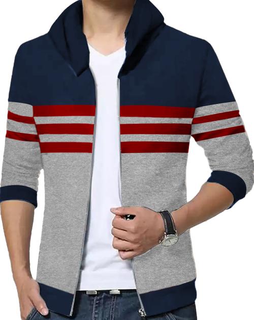Buy FastColors Full Sleeve Printed, Color Block Men Sweatshirt Online ...