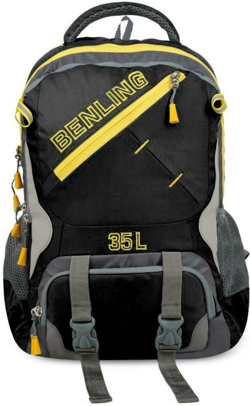 Buy BENLING School College Office Casual Unisex Backpack SK-BL-068-BLK ...