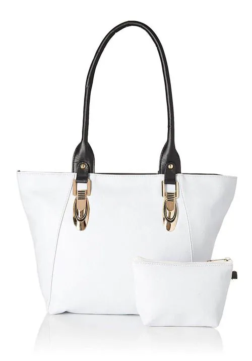 Buy FFC-Fashion For Choice White Handbag Online at Best Prices in India ...