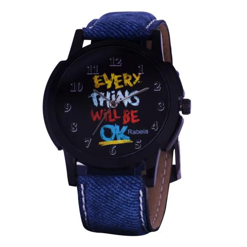 Buy Rabela Analogue Blue dial Men's Watch JN-009 Online at Best Prices ...