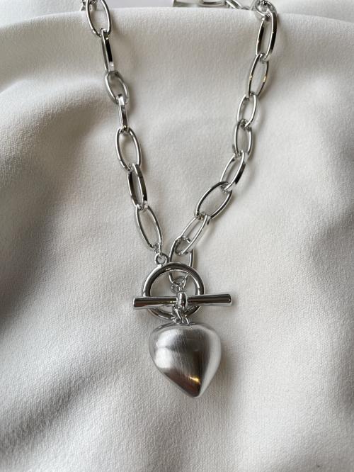 Buy ZAISHA Love Locket Silver Necklace Online at Best Prices in India ...