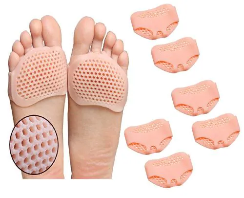 Buy DJ FINDER Silicone Gel Metatarsal Pad Metatarsal Cushion Pad Half ...