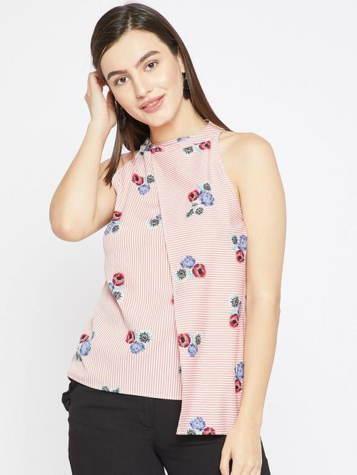 Rare Women Pink Printed Top - JioMart