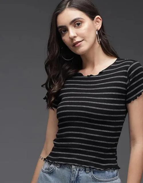 Buy SF Sara Fashion latest Collection of tops for women's Pack of 1 -M ...