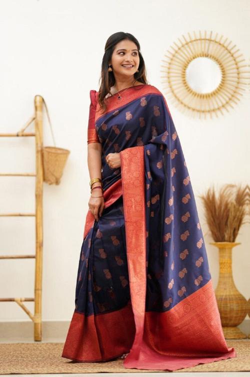 Buy Banrasi Silk Jaquared saree Online at Best Prices in India - JioMart.