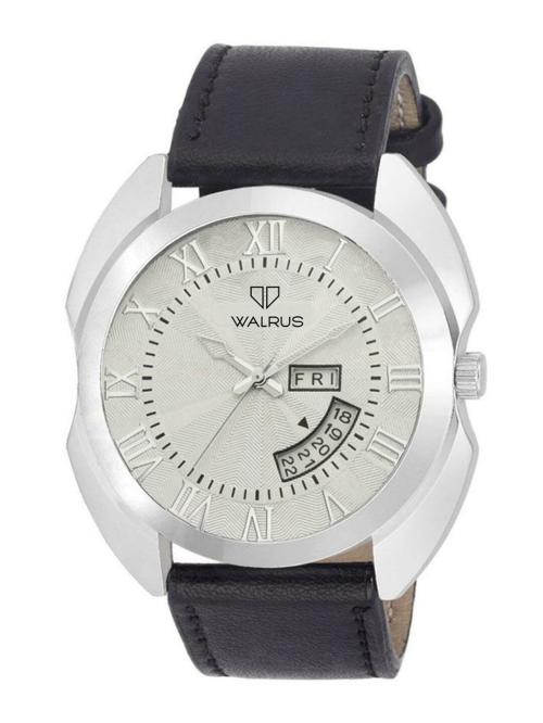 Buy Walrus Men Silver-Toned Invictus VII Analogue Watch WWTM-INVC-VII ...