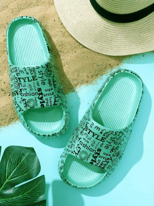 Buy Pampy Angel Zig Zag Full-Style Slipper Slides Flip Flops for Women ...