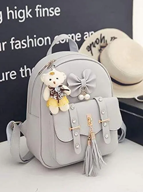 Buy CHOLISS 3-PCS Fashion Cute Mini Leather Backpack sling & pouch set ...