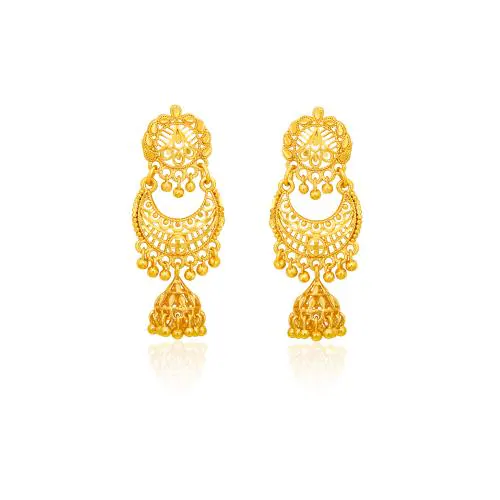 Buy arch fashion Traditional Gold Platted Wedding jumkhi Earrings Collection ERG2004 Online at ...