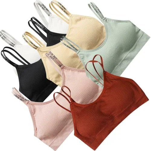 Buy SENECIO Multicolour Wire Free Sports Bra Online at Best Prices in ...