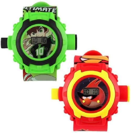 Buy EDENSCOPE Digital Green, Red Dial Green, Red Strap Watch For Boys ...