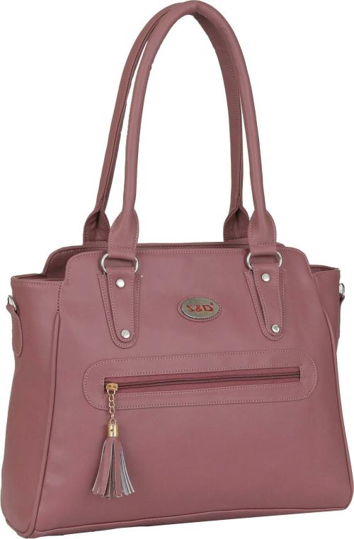 Buy Semiize Women Peach PU Shoulder Bag Online at Best Prices in India ...
