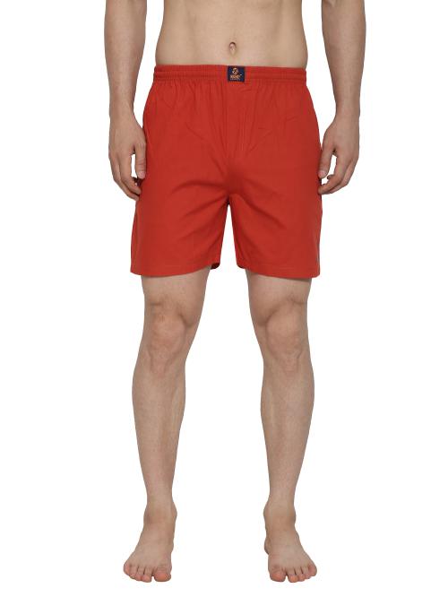 Buy Mischeif Monkey Cotton Boxer Shorts Rust Colour with 2 Side Pockets Online at Best Prices in ...