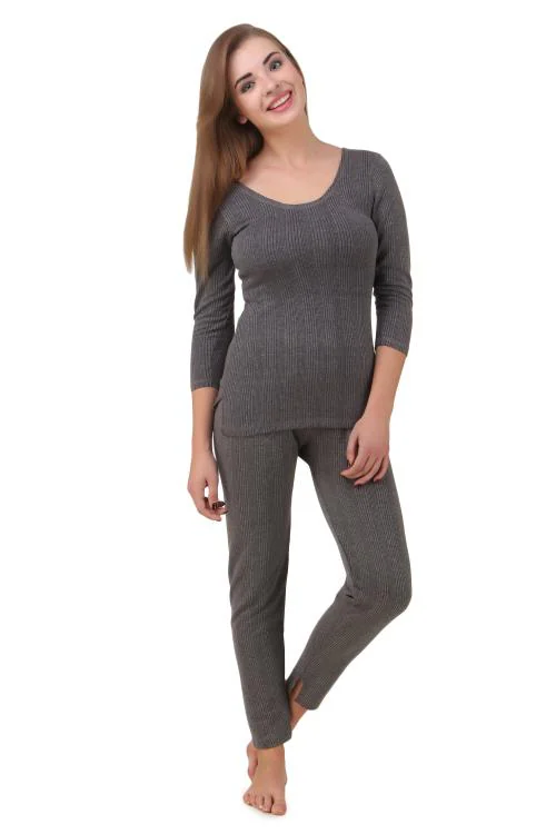 Buy HAP Women's 100% Cotton Quilted Thermal 3/4th Sleeves Top and ...