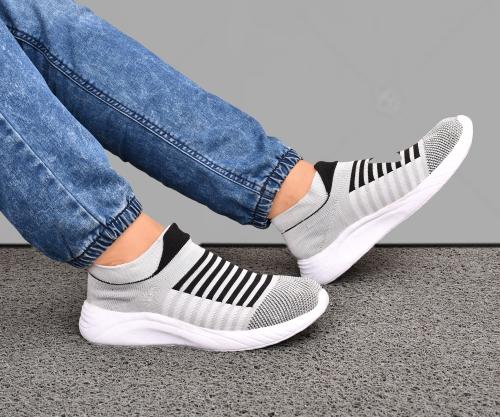 Buy Afreet Men's Sports Shoes for Running and Walking. (Grey) Online at ...