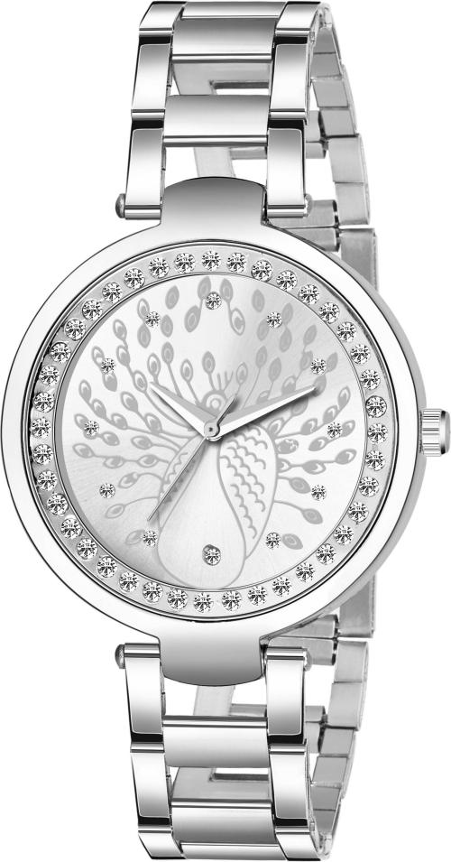 Buy Blutech Analog White Dial Silver Strap Watch For Girls Online at ...