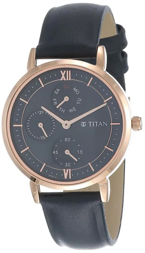 Buy Titan Analog Dial Black Band Black Neo Watch-2652Wl01 For Womens ...