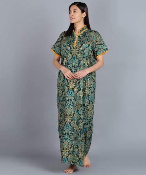 Buy Color Fevrr with word show your color Women Printed Collared Neck ...