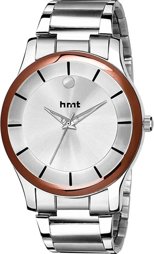 Buy hrnt Analog White Dial Silver Strap Watch for Men (HMTS-S9040 ...