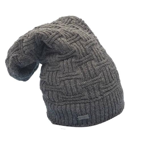 Buy B & B BUTTONS & BOWS Dark Grey Fleece Beanie For Men And Women ...