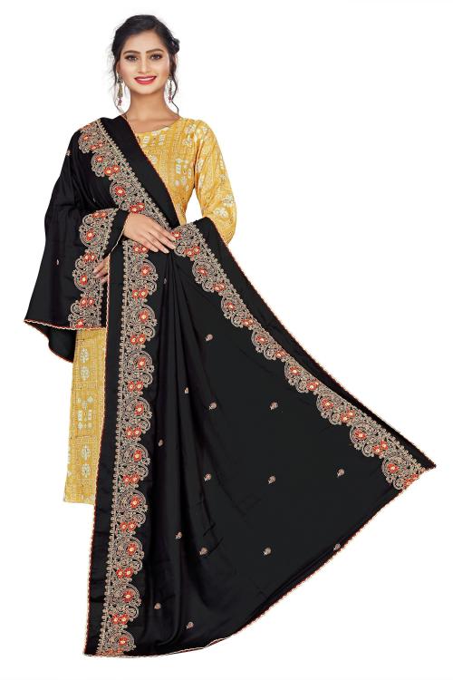 Buy Ebadat Rayon Embroidered Women Dupatta Online at Best Prices in ...