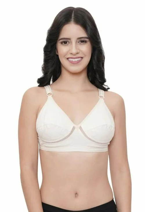 Buy FEMULA Beige Cotton Non Padded Full Regular Bra - 32B Online at Best Prices in India - JioMart.