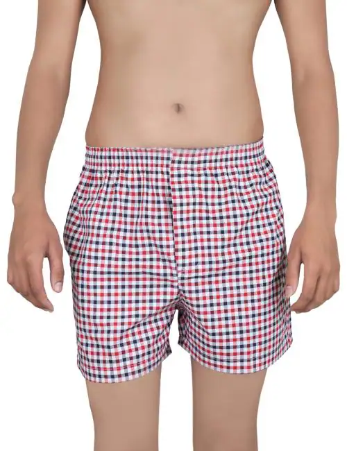 Buy USOXO Mens Boxer checkered(Red) pack of 1 Online at Best Prices in ...