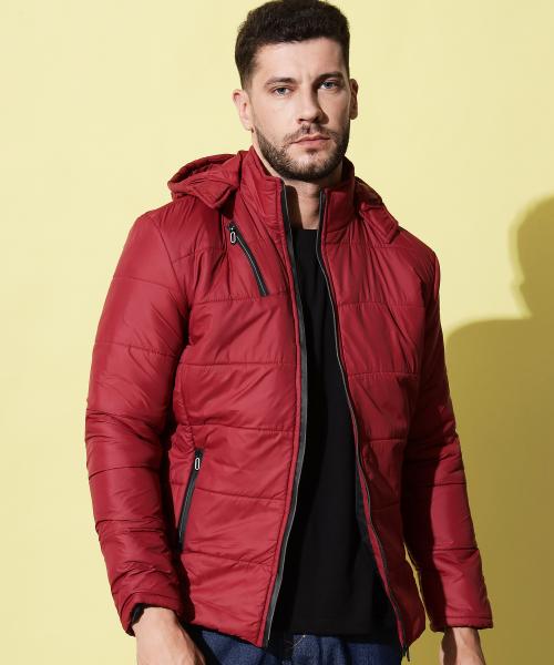 Buy TWOCRAZIIE Men Multicolor Solid Polyester Jacket Online at Best ...