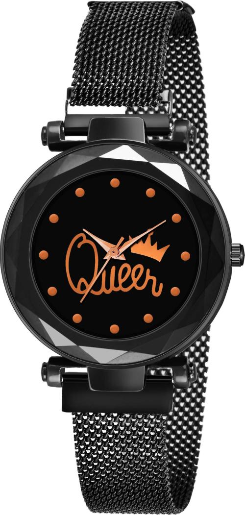 Buy Bolun Analog Black Dial Black Strap Watch For Women Online at Best ...