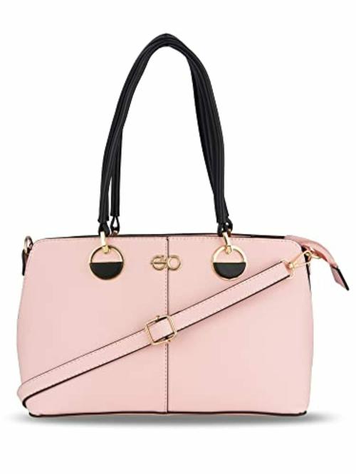 Buy E2O Women's Pink Polyurethane Handbag Online at Best Prices in ...