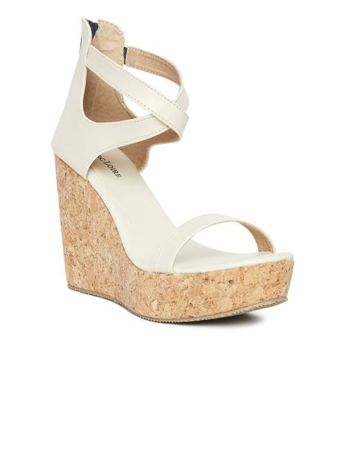 Buy Marc Loire Women Cream Wedges Online at Best Prices in India - JioMart.