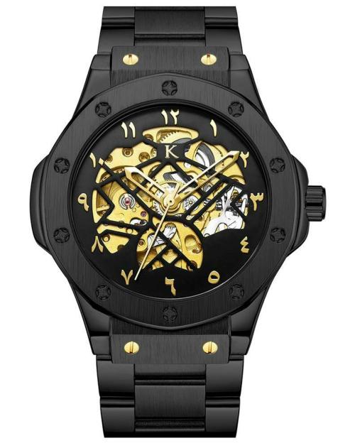 Buy Kredo Analogue Black Dial Black Strap Dedon Malik Watch For - Kw093 ...