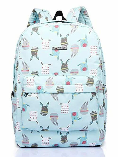 Buy Caprese Blue Faux Leather Bagpack Online at Best Prices in India ...