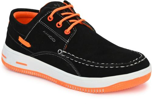 Buy AMICO Trendy Black Sneaker Shoes Online at Best Prices in India ...