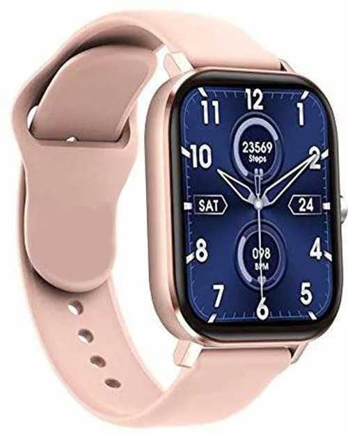 Buy Calvinford Smart watchCTX Large IPS LCD Smartwatch (Pink Strap ...