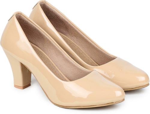 Buy Shimari Trendy Beige Heels For Women Online at Best Prices in India ...