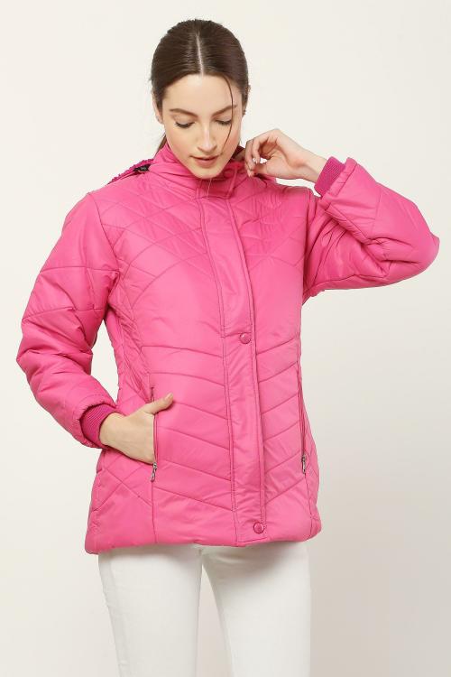 Buy stylemyth Women Pink Solid Polyester Jacket Online at Best Prices in India - JioMart.