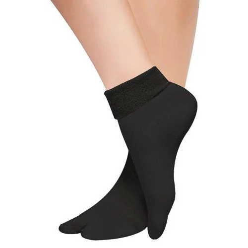 Buy Galvo Store Ankle Fur Thumb Socks Thermal Socks Winter Velvet Pile ...