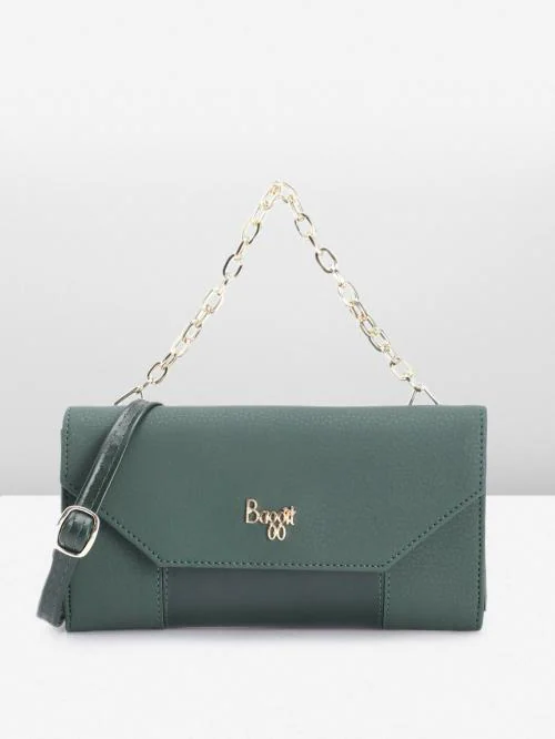Buy Baggit Green Polyurethane (PU) Wallet For Women Online at Best ...