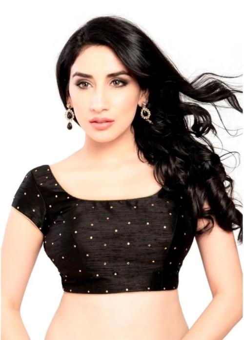 Buy Nancy Designer Women's Bangalore fabric, Stone work stitched blouse ...